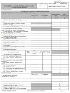 DD Form 1692-5 – Engineering Change Proposal (ECP), Page 5 ...