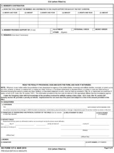 DD Form 137-5 – Dependency Statement – Incapacitated Child Over Age 21 ...