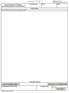 DD Form 1494 – Application for Equipment Frequency Allocation - DD Forms