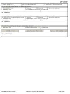DD Form 1692 – Engineering Change Proposal (ECP), Complete ...