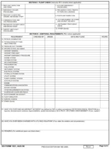 DD Form 1821 – Contractor Crewmember Record - DD Forms