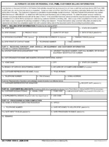 DD Form 1898-D – Alternate US DoD or Federal Civil Fuel Customer ...