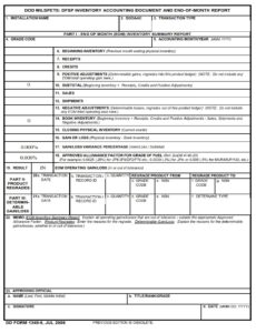 DD Form 1348-8 – DoD MILSPETS: DFSP Inventory Accounting Document and ...