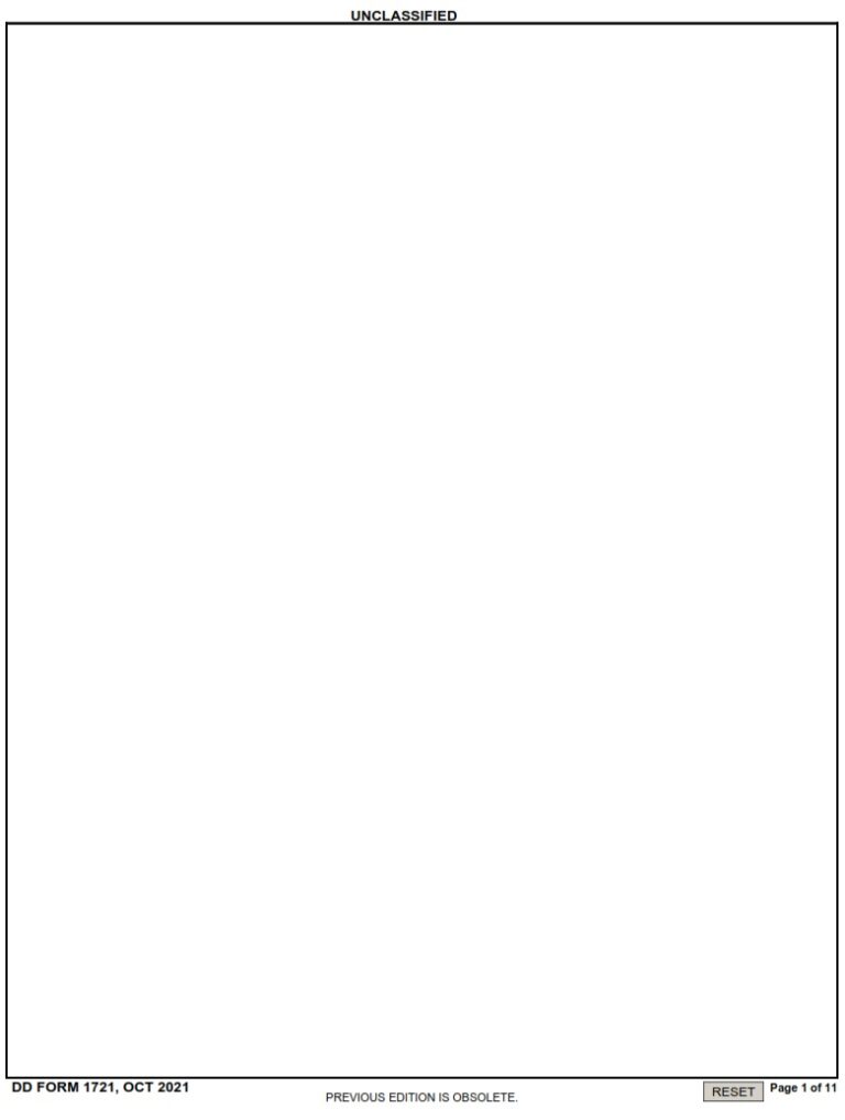 DD Form 1721 – Space Test Program Flight Request - DD Forms