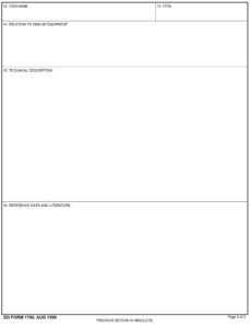 DD Form 1786 – Military Handbook 300 - DD Forms