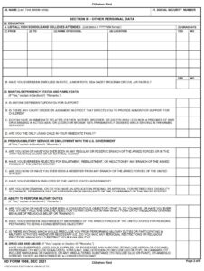 DD Form 1966 – Record of Military Processing – Armed Forces of the ...