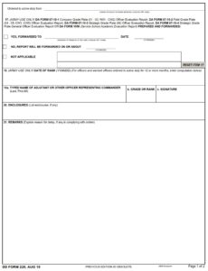 DD Form 220 – Active Duty Report - DD Forms