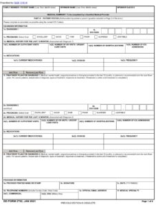 DD Form 2792 – Family Member Medical Summary - DD Forms