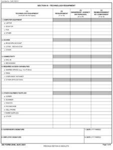 DD Form 2946 – Department of Defense Telework Agreement - DD Forms
