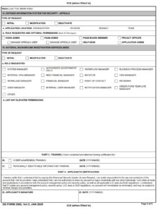 DD Form 2962V2 – Personnel Security System Access Request (PSSAR ...