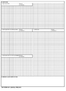 DD Form 3011 – Bridge Reconnaissance Report - DD Forms