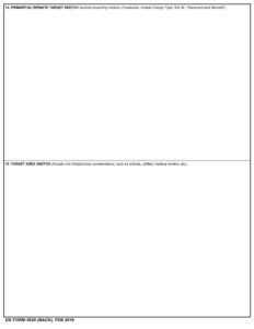 DD Form 3020 – Breaching Reconnaissance Record - DD Forms