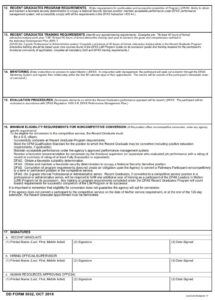 DD Form 3032 – Department of Defense Pathways Recent Graduates Program ...