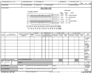 DD Form 2130-4 – C-160 Load Plan - DD Forms
