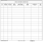 DD Form 2260 – Unit Mail-Clerk/Orderly Designation Log - DD Forms