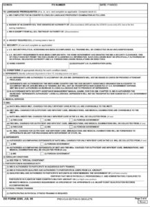 DD Form 2285 – Invitational Travel Order (ITO) for International ...