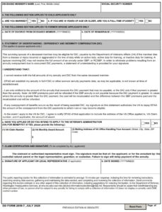 DD Form 2656-7 – Verification for Survivor Annuity - DD Forms