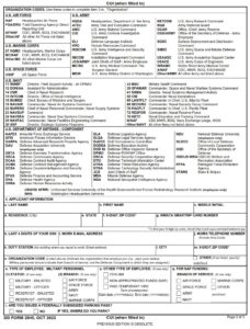 DD Form 2845 – U.S. Department of Defense (National Capital Region ...