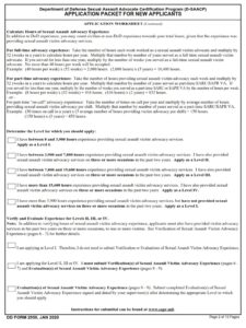 DD Form 2950 – Department of Defense Sexual Assault Advocate ...