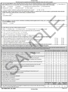 DD Form 2978 – Deployment Mental Health Assessment - DD Forms