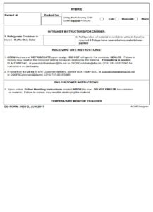 DD Form 3035-2 – Cold Chain Management Shipping Label for Hybrid Items ...