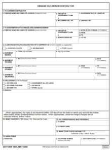DD Forms - Military DD Forms - Department of Defense Forms